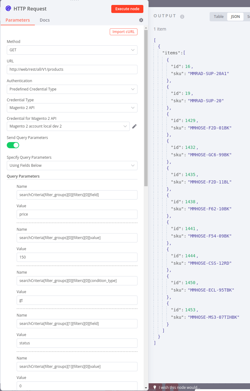Magento 2 REST API with n8n | Bwilliamson's Blog